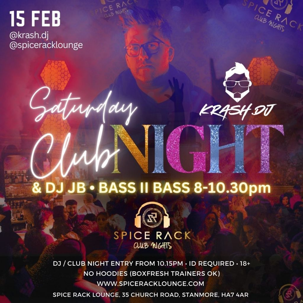 WHAT’S ON – Spice Rack Lounge